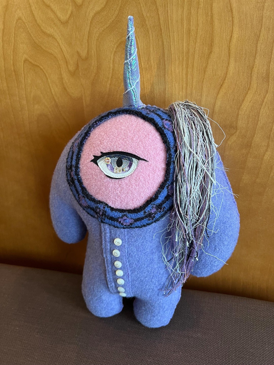 Homunculus #96 Aka the Unicorn, an Upcycled Woolen Friend - Etsy