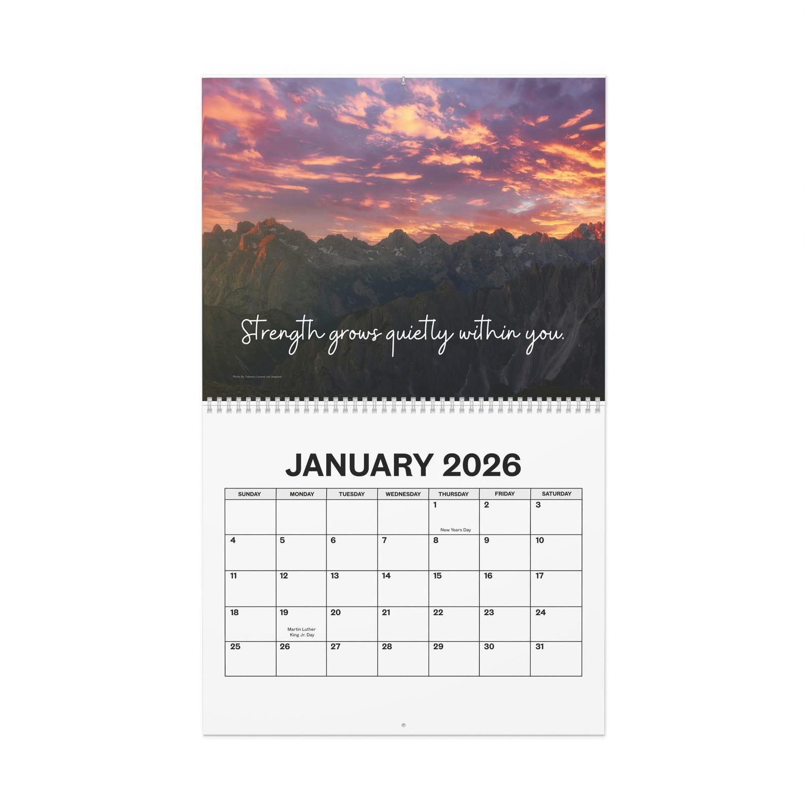 2026 Positive Affirmations Calendar | Uplifting Wall Calendar Gift for ...