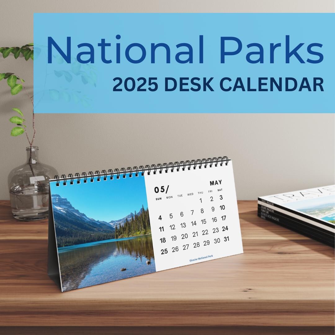 2025 National Parks Desk Calendar: A Year of Natural Beauty - Etsy