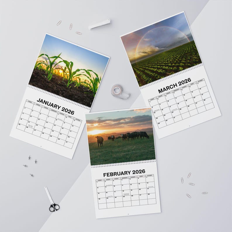 2026 Farm Life Wall Calendar: Country Living Photography - Etsy