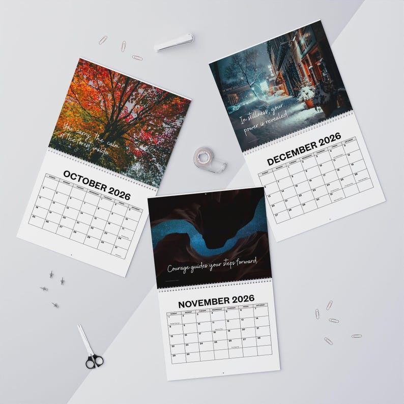 2026 Positive Affirmations Calendar | Uplifting Wall Calendar Gift for ...