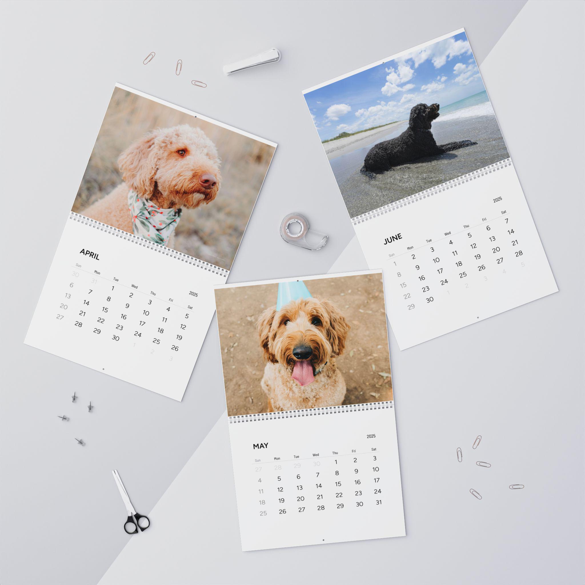 2025 Goldendoodle Wall Calendar: A Year of Fluffy Charm! - Etsy