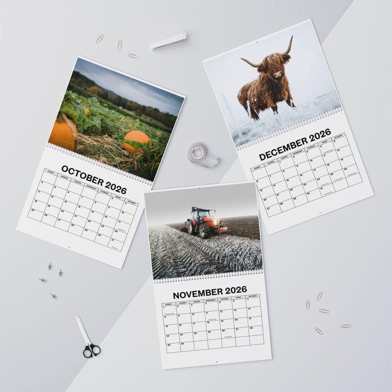 2026 Farm Life Wall Calendar: Country Living Photography - Etsy