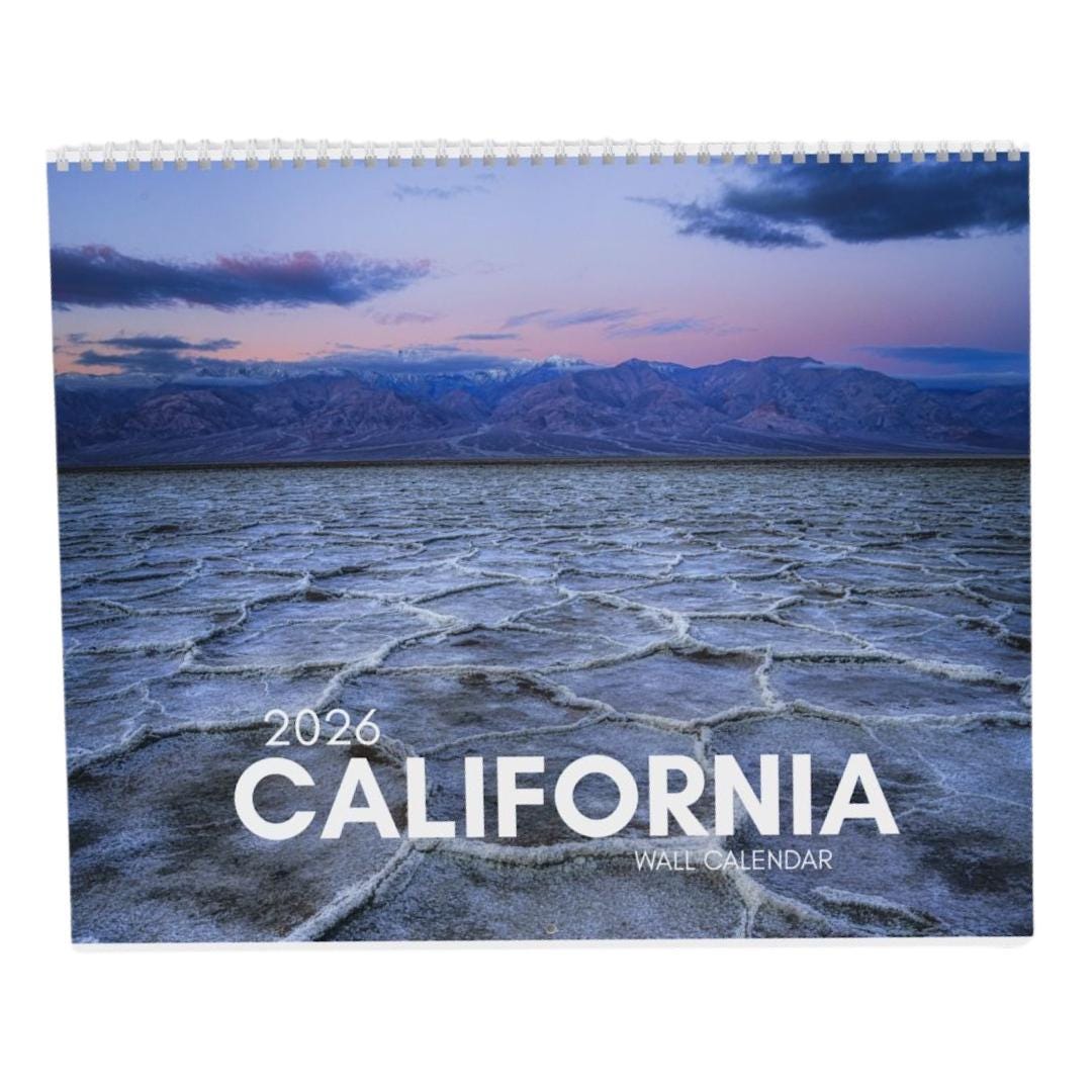 2026 California Photography Wall Calendar: Yosemite, Big Sur & Redwoods ...