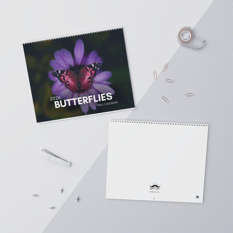 2026 Butterfly Wall Calendar: Garden and Spring Décor - Etsy