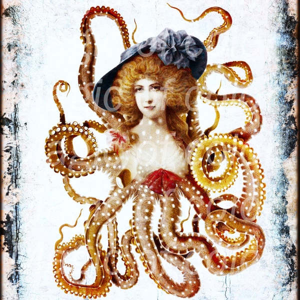 Octopus Lady - Etsy