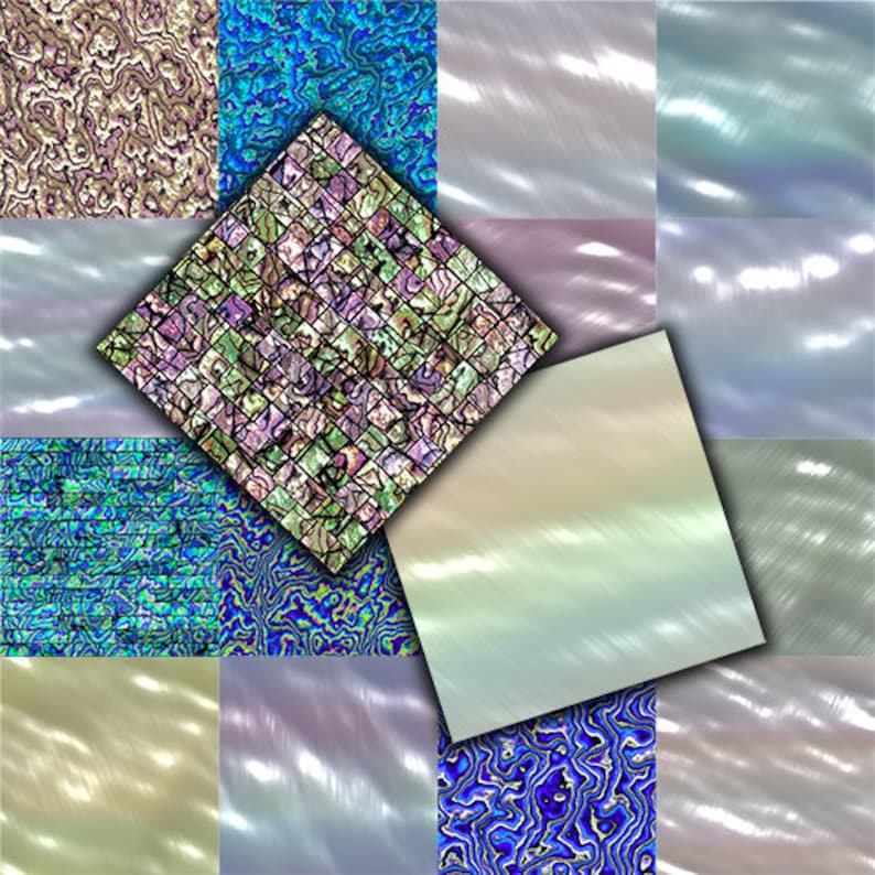 Seamless Sea and Freshwater Pearl Texture Digital Paper Set N2 - Etsy