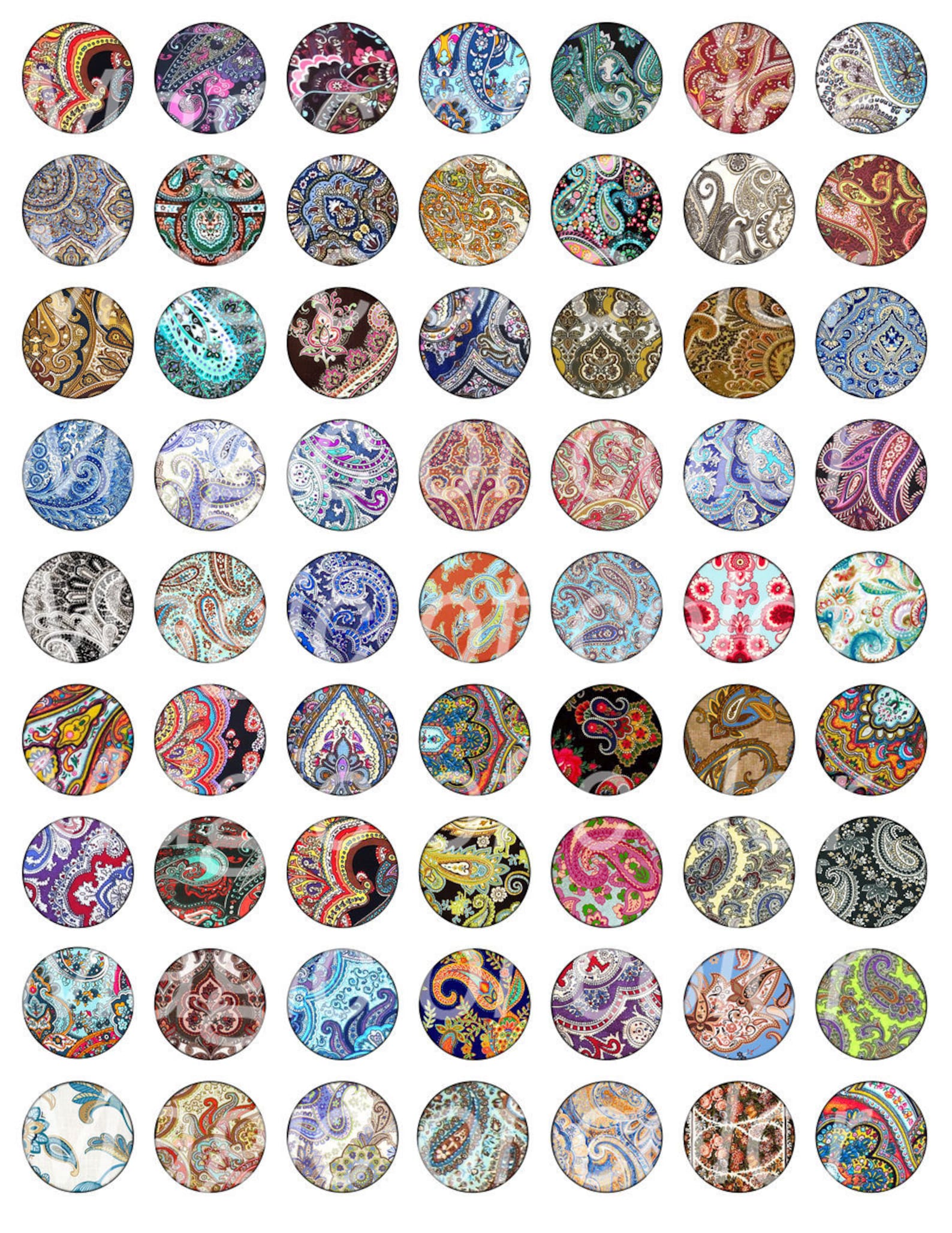 Tears of Allah 63 1 Inch Circle JPG Images Digital Collage - Etsy