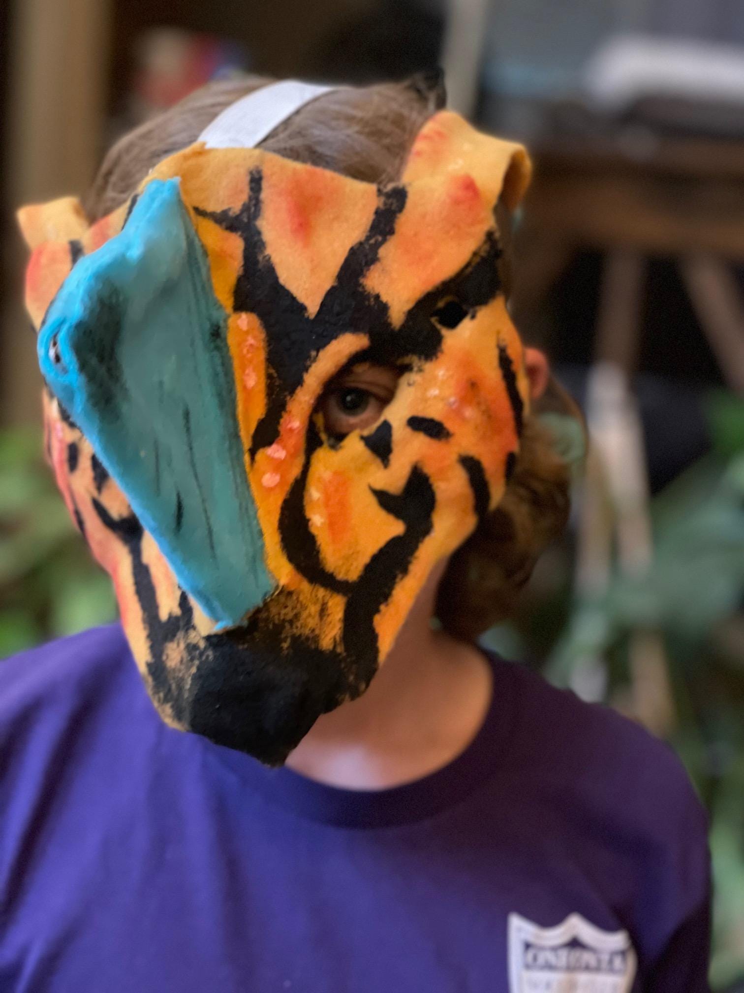 Otherkin/therian/fictionkin Reptile Bird Mask With Glow in the Dark ...