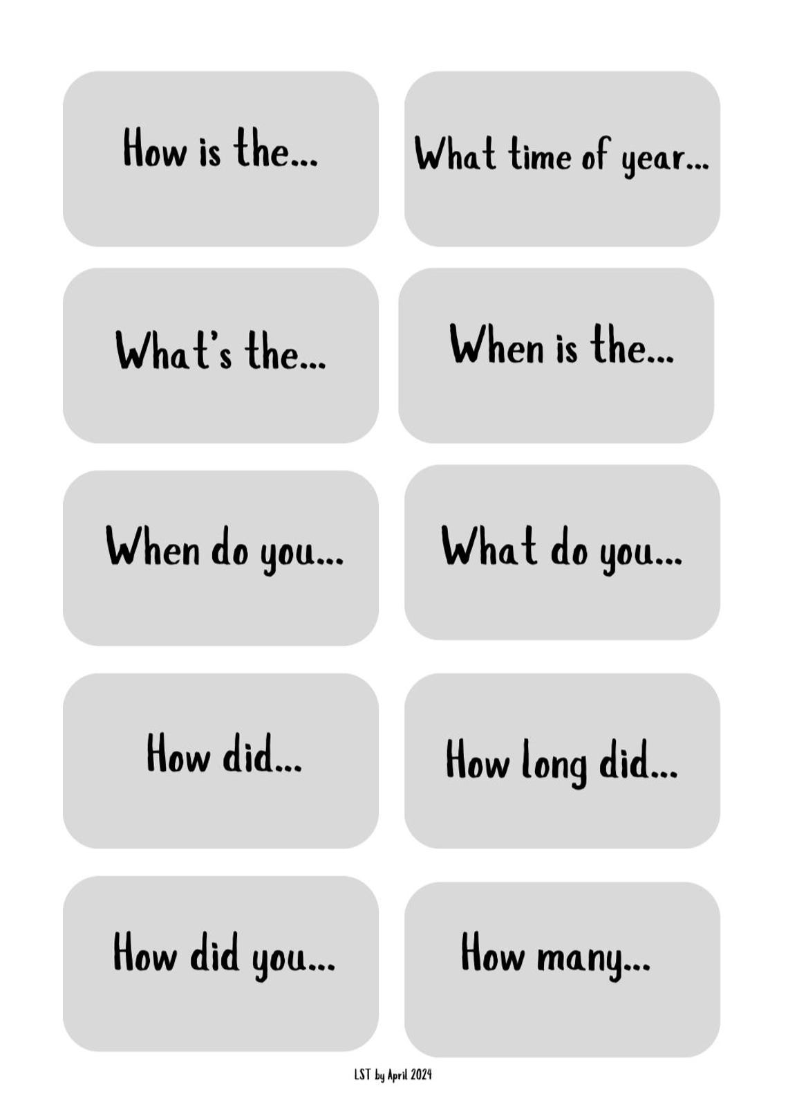 Small Talk Prompting Cards - Etsy