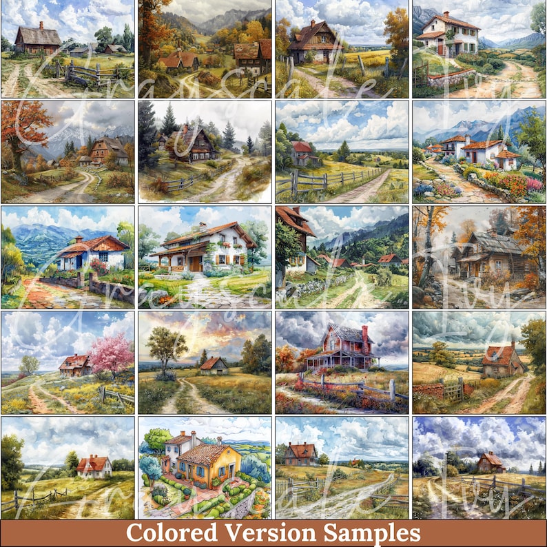 Whispering Haven, 85 Coloring Pages, Stress Relief, Grayscale Drawings ...