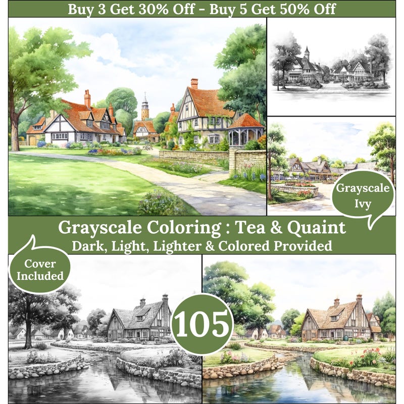 Tea Time Colouring Book - Etsy