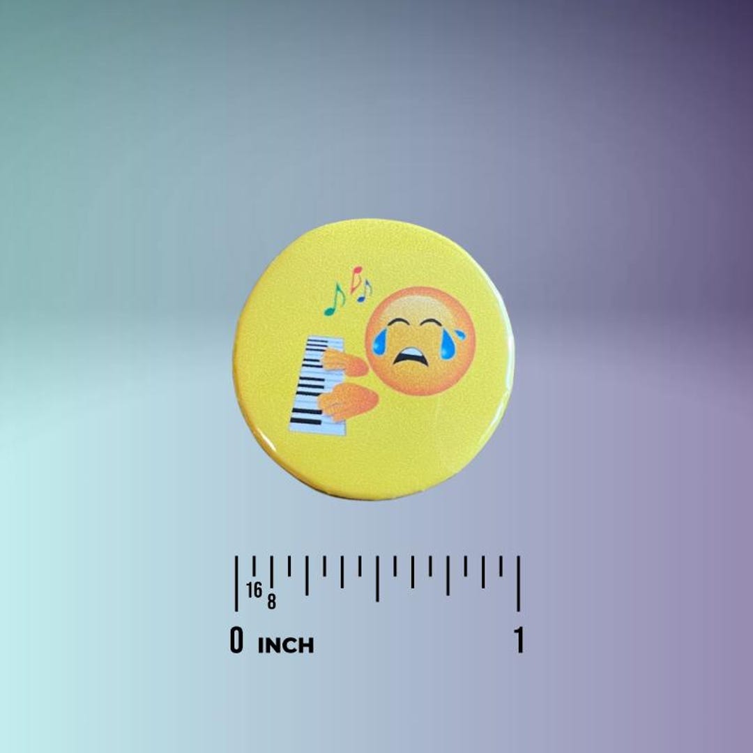 Piano Progress Pins - Emoticon - "crying" - Etsy