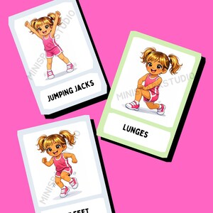 Kids Sport Flashcards - A Fun Way to Exercise With Your Child - Etsy