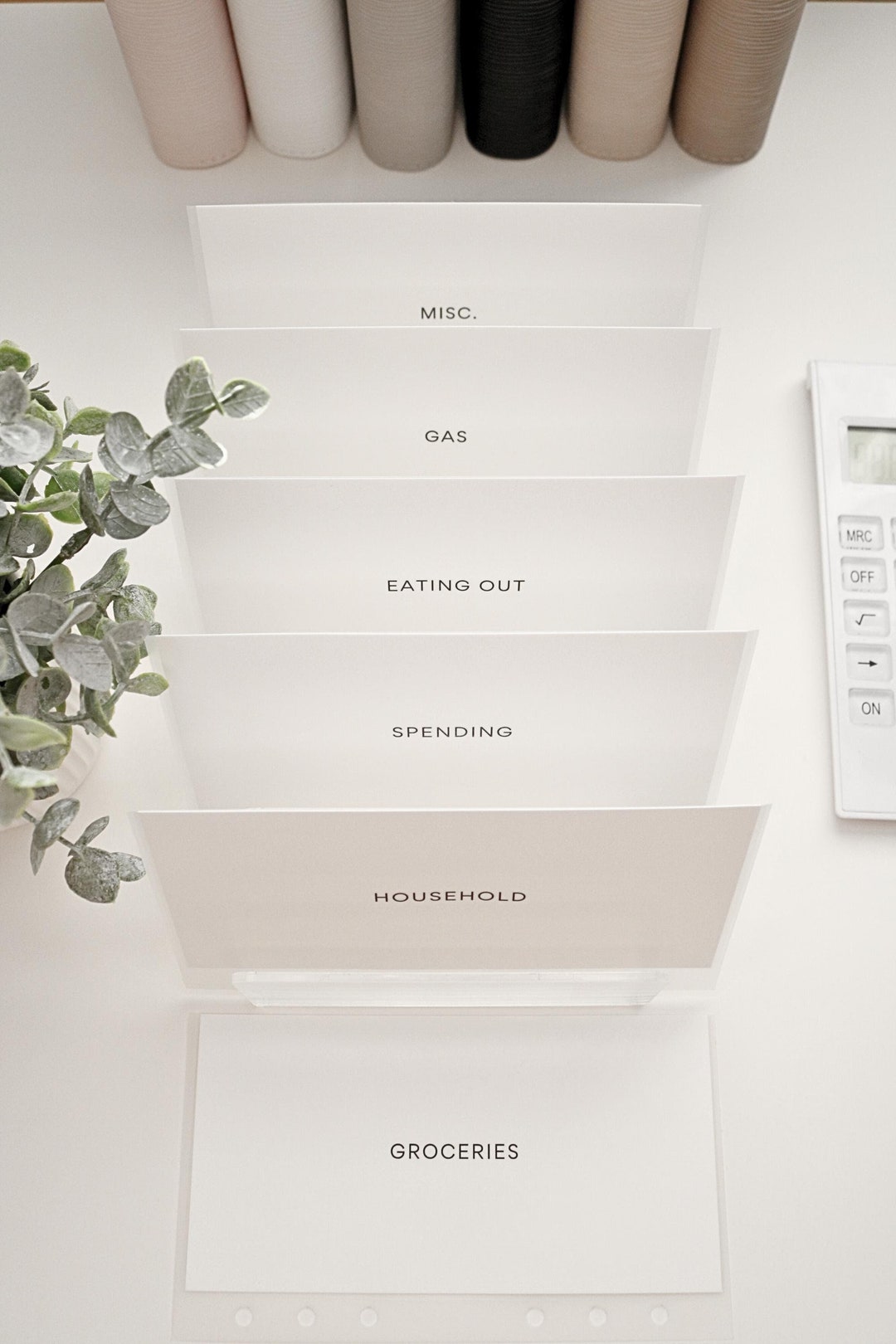 Classic A6 Cash Envelopes Weekly Expenses Bundle - Etsy