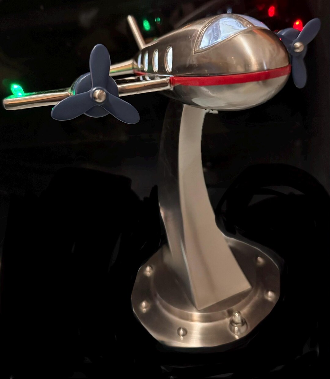 Mcdonnell Douglas DC-3 Twin Propeller Airplane. Night Light/tv Lamp - Etsy