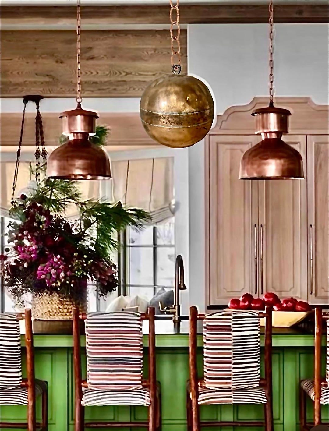 Unique Vintage Handcrafted Copper Sphere With Patina From a Private ...