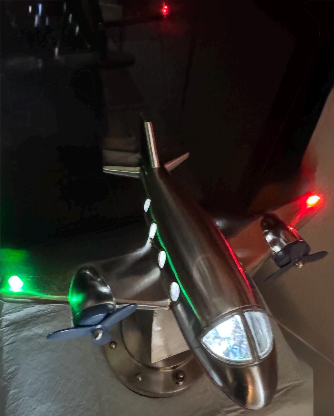 Mcdonnell Douglas DC-3 Twin Propeller Airplane. Night Light/tv Lamp - Etsy