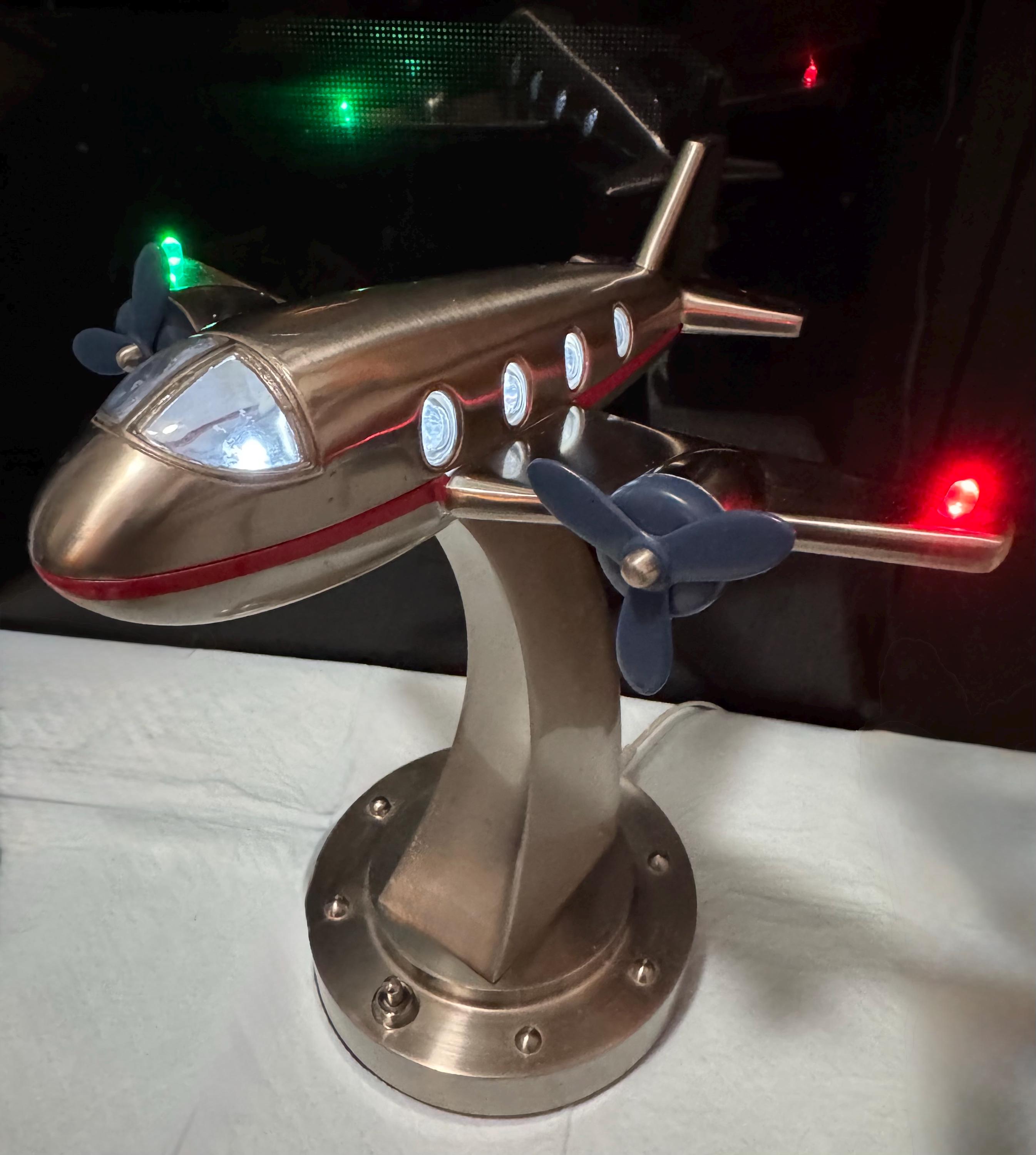Mcdonnell Douglas DC-3 Twin Propeller Airplane. Night Light/tv Lamp - Etsy
