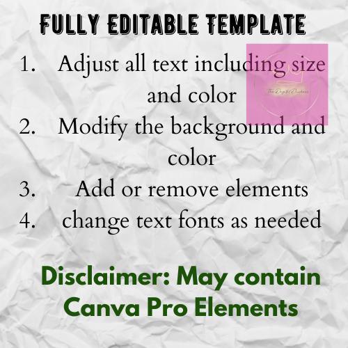 DFY Thank You Template , Canva Template, Thank You Template, Editable ...