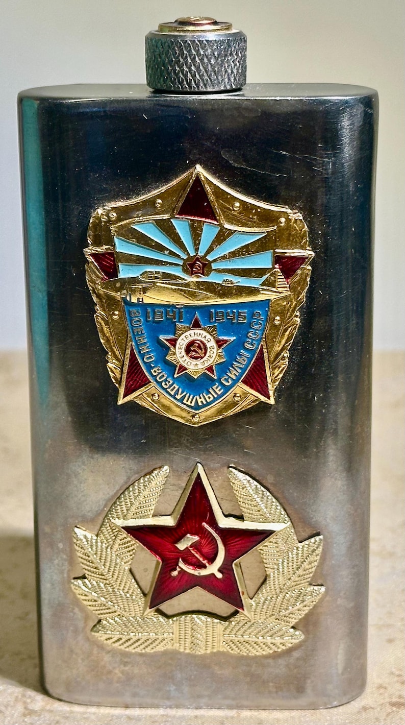 Old Soviet Union CCCP Russian Military Flask - Etsy