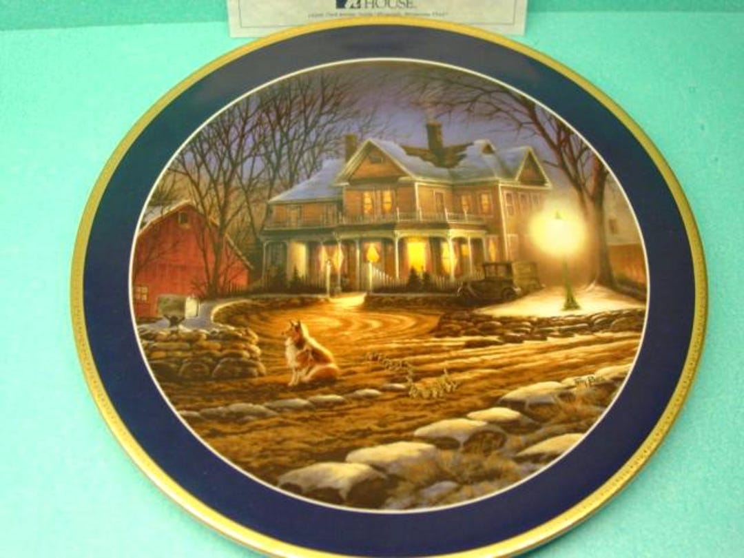 Collector Plate "lights of Home" by Terry Redlin Plate #4912 - Etsy