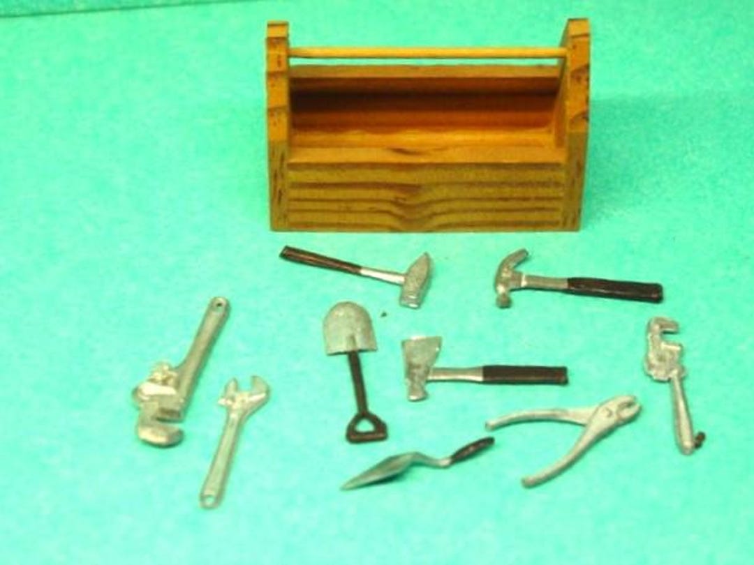 Miniature Tool Assortment in Tool Box - Etsy