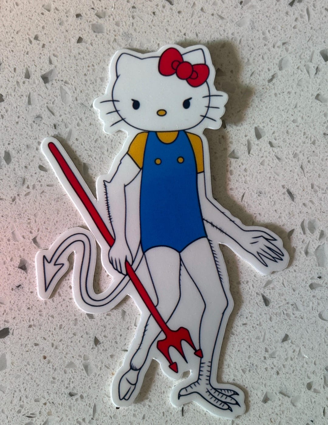 El Hello Diablito Vinyl Sticker Waterproof & UV Resistant - Etsy