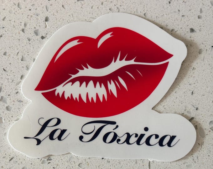 Funny Tóxica Sticker "soy La Tóxica De Tus Sueños" Spanish Vinyl ...