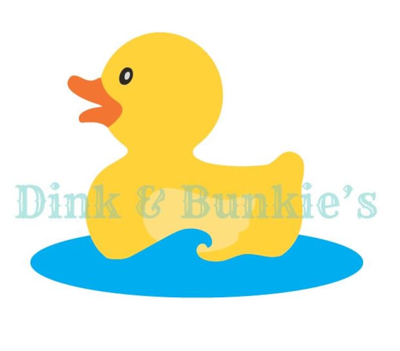Rubber Duckie SVG, DXF Die Cutter Template Cricut Silhouette - Etsy