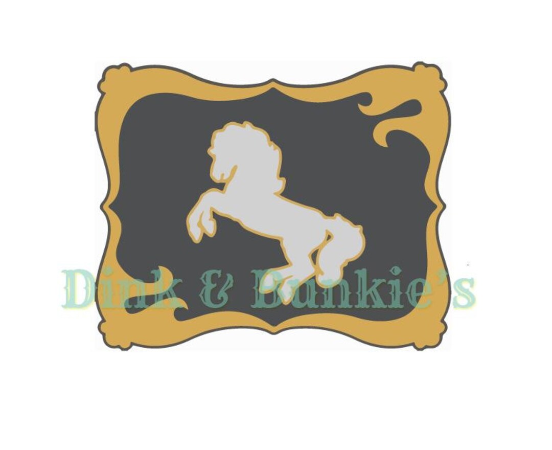Belt Buckle SVG, DXF Die Cutter Template - Cricut Silhouette - Etsy