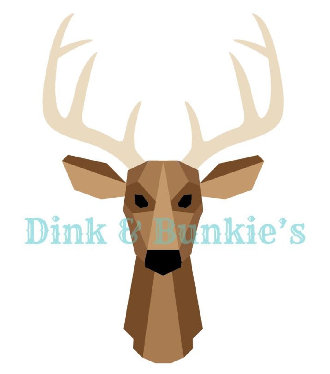 Deer SVG, DXF Die Cutter Template - Cricut Silhouette - Etsy UK