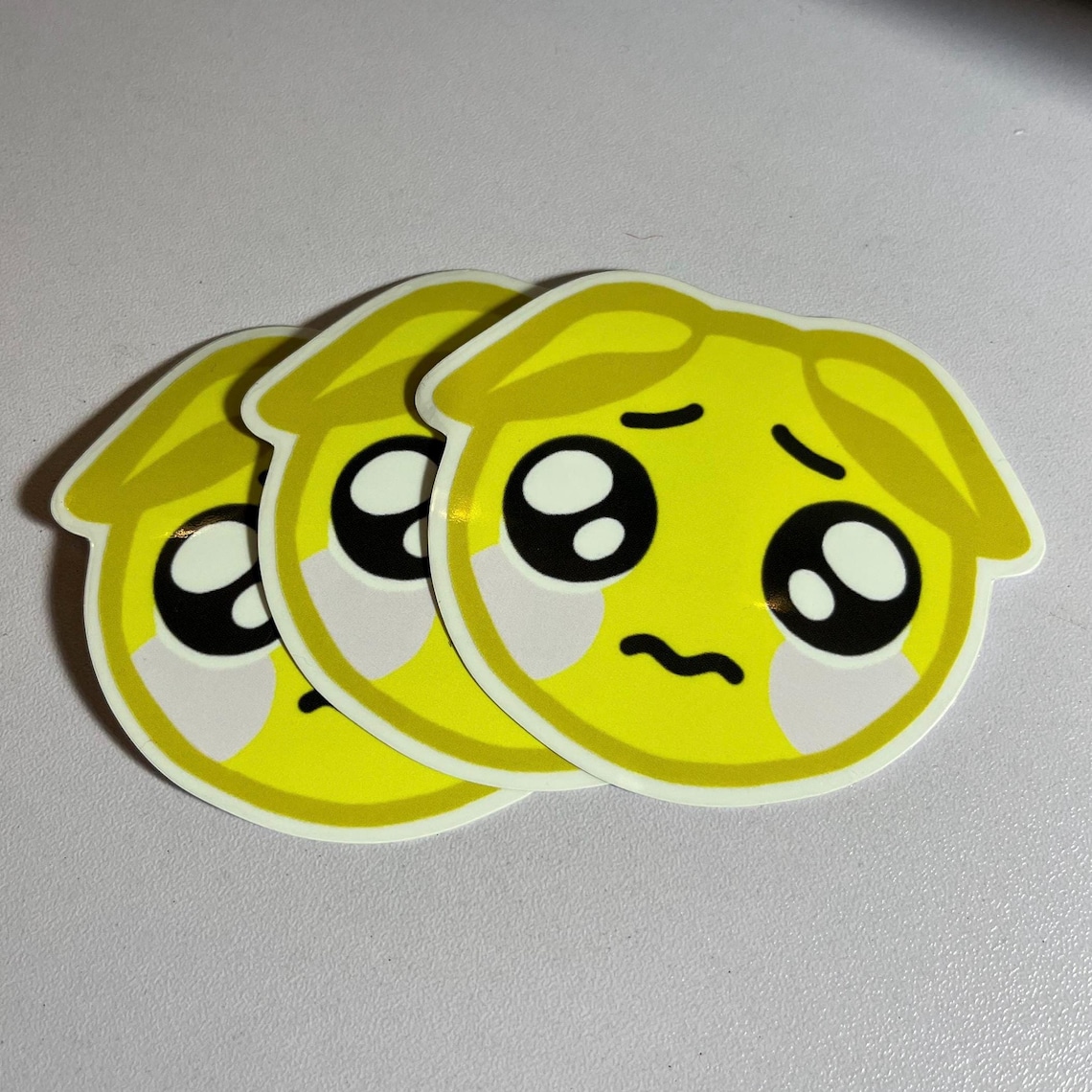 Sad Uma Glossy Sticker - Crying Umamusume Emoji, Uma Pien - Etsy