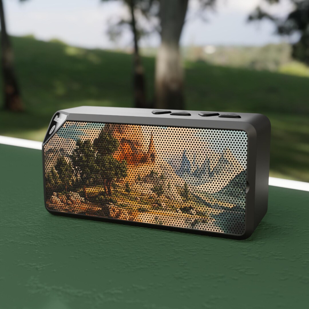 Jabba Bluetooth Speaker: Retro Landscape Portable Sound System, Perfect ...