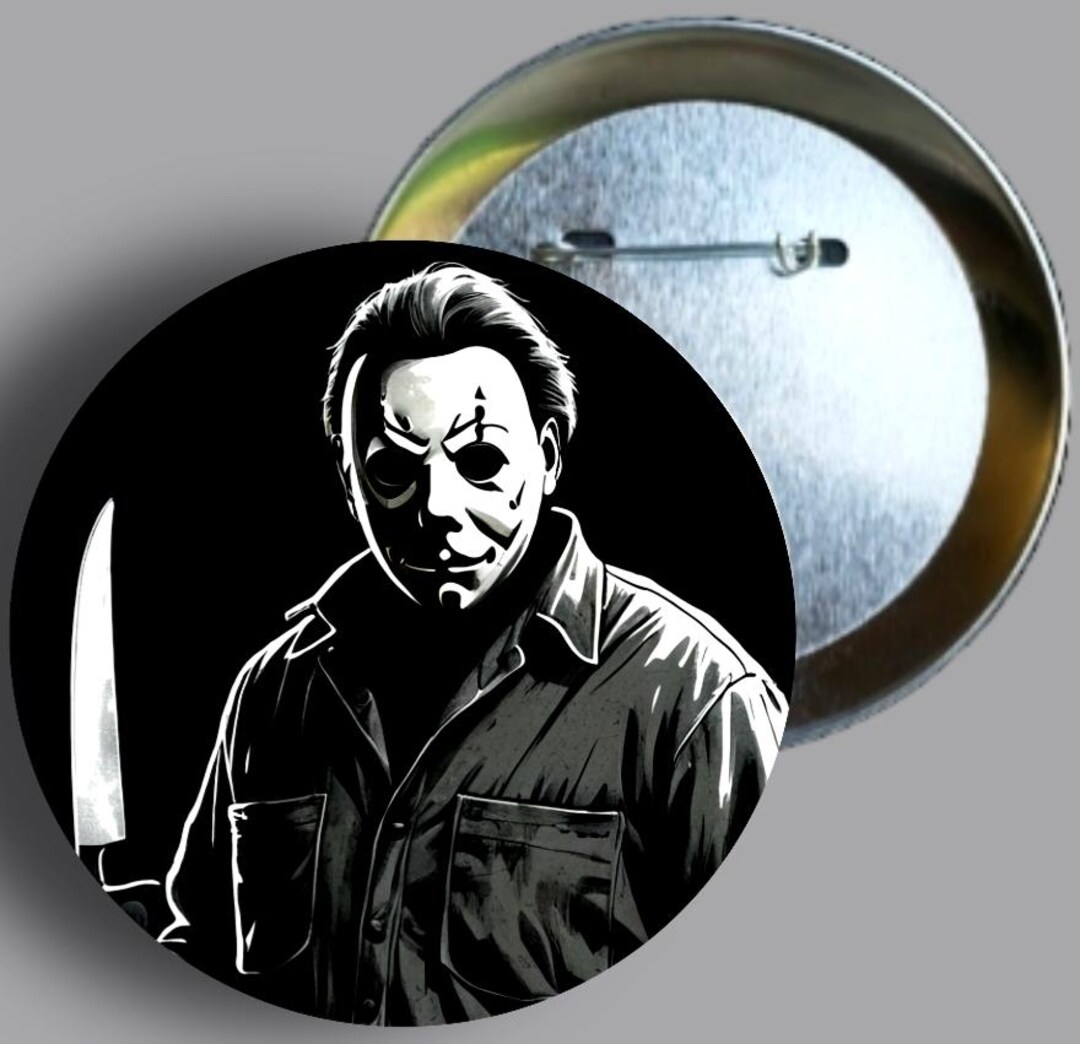 Michael Myers Pin Badge Halloween Party Favor Horror Lover Backpack Pin ...