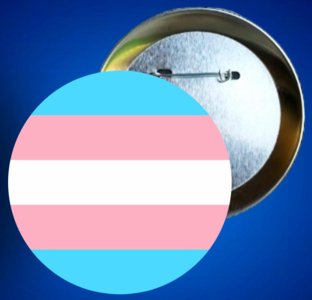 Trans Classic Pride Flag Pin LGBTQ Backpack Pin Badge Pride Support ...