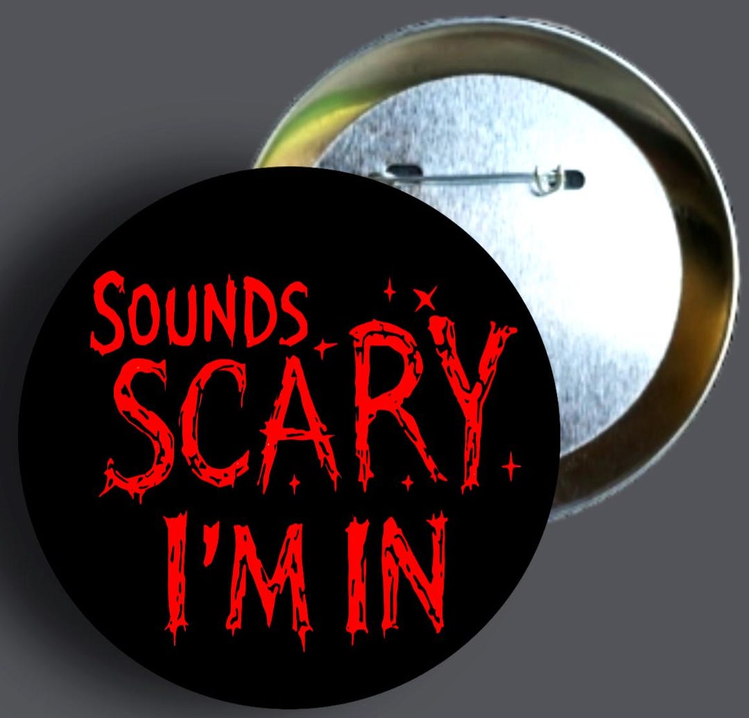 Halloween Pin Badge Horror Themed Party Favor Custom 1.5" Backpack ...