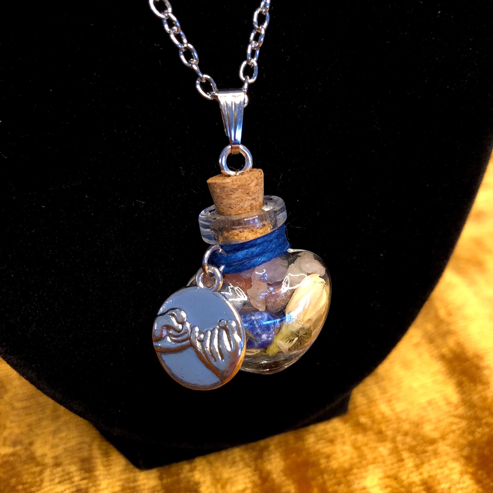 Pinky Promise Spell Jar Necklace | Wearable Mini Spell Jar | Witchcraft ...