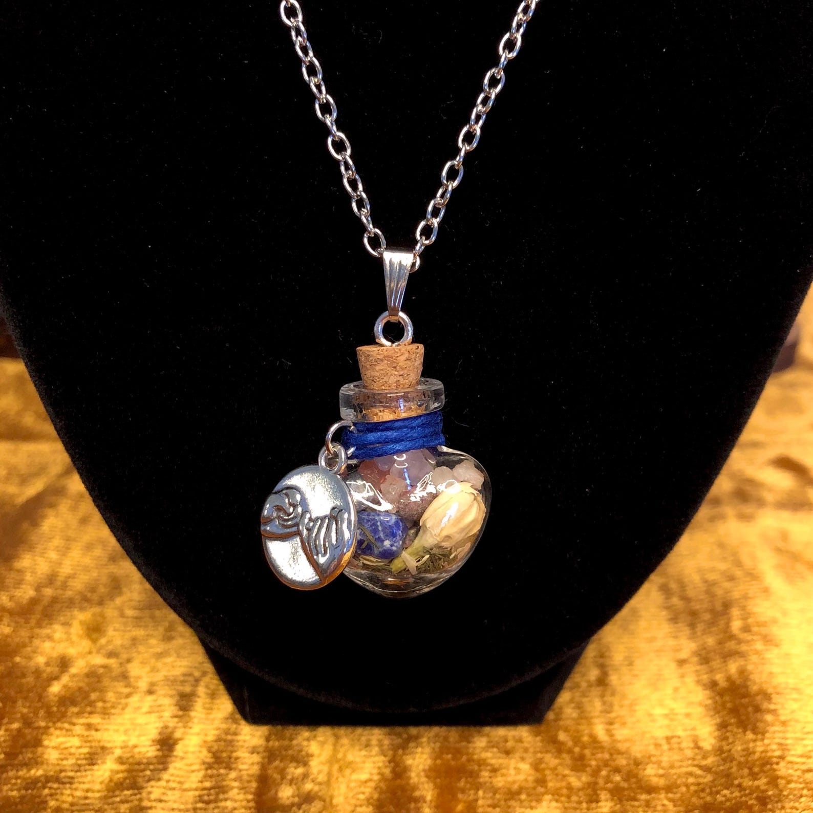 Pinky Promise Spell Jar Necklace | Wearable Mini Spell Jar | Witchcraft ...