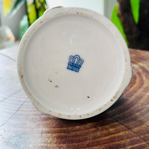 IVO Porcelain Victorian Style Figurine - Goat & Woman (blue and White ...