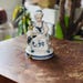IVO Porcelain Victorian Style Figurine - Goat & Woman (blue and White ...