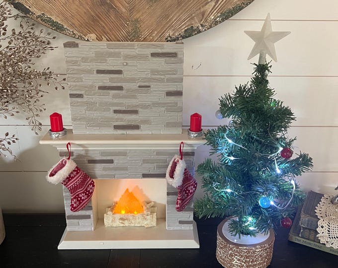 Our Generation Holiday Celebration Set for 18” Dolls With Fireplace and ...