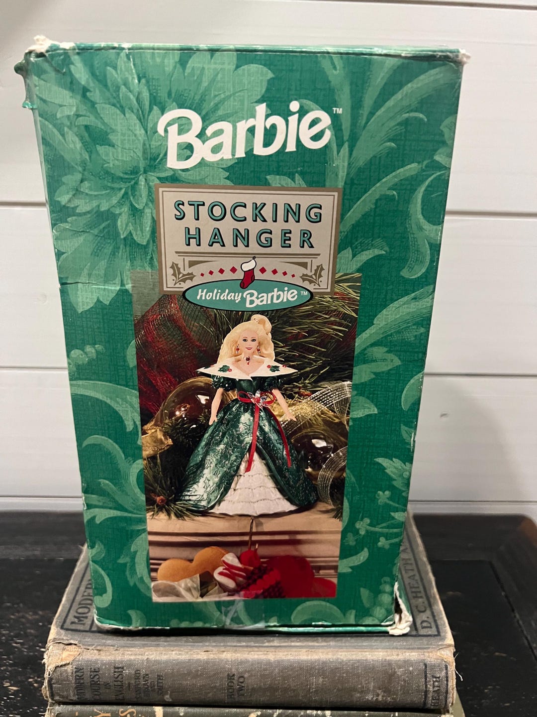 Barbie Stocking Hanger, 1996, Hallmark Holiday Barbie, Like New With ...