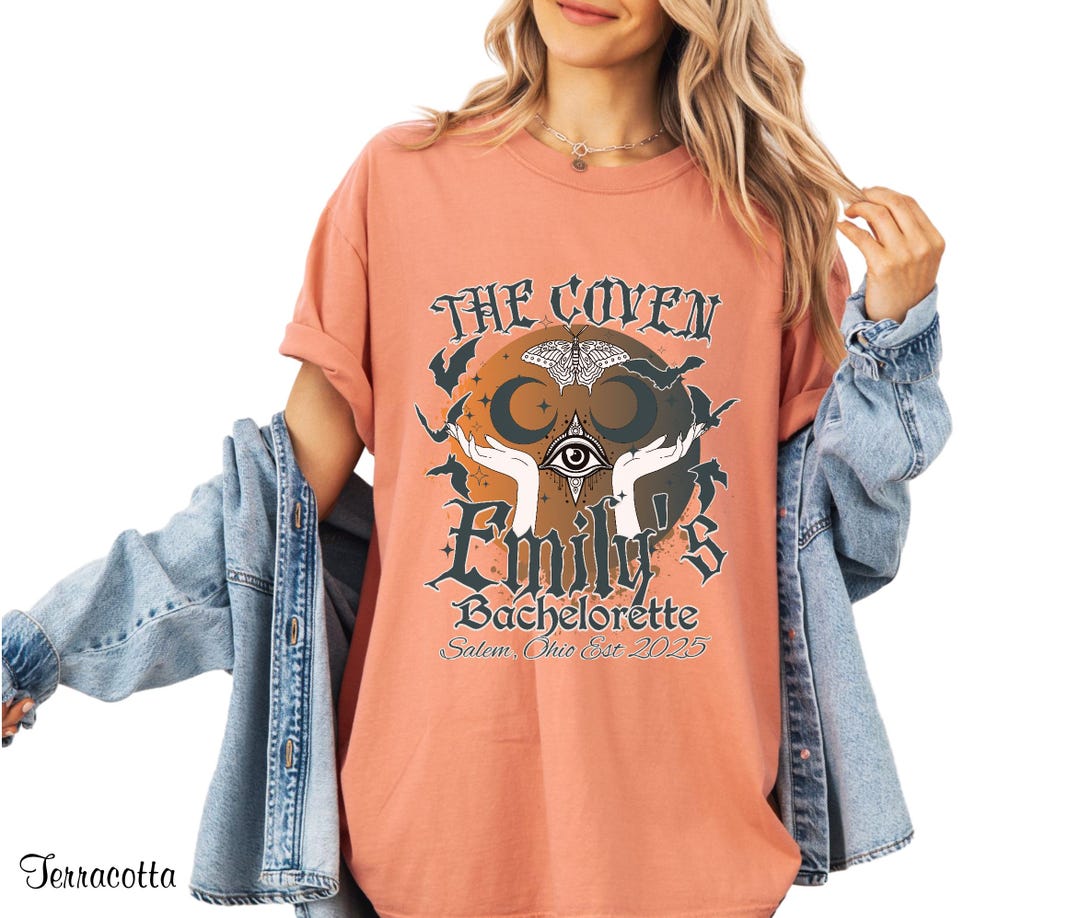 The Coven Bachelorette Shirts Custom Halloween Bachelorette Shirts ...