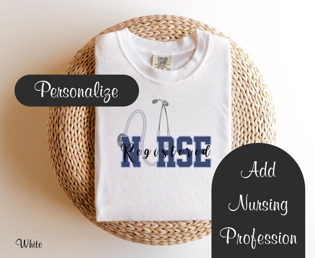 Custom Rn Shirt Nurseinthemaking Custom Registered Nurse Comfort Colors ...