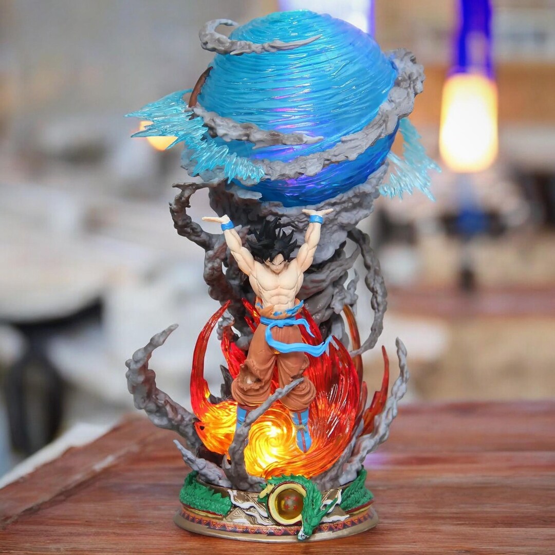 Son Goku Dragon Ball Anime Figure,super Genki Bomb Pose, Dragon Ball Z ...