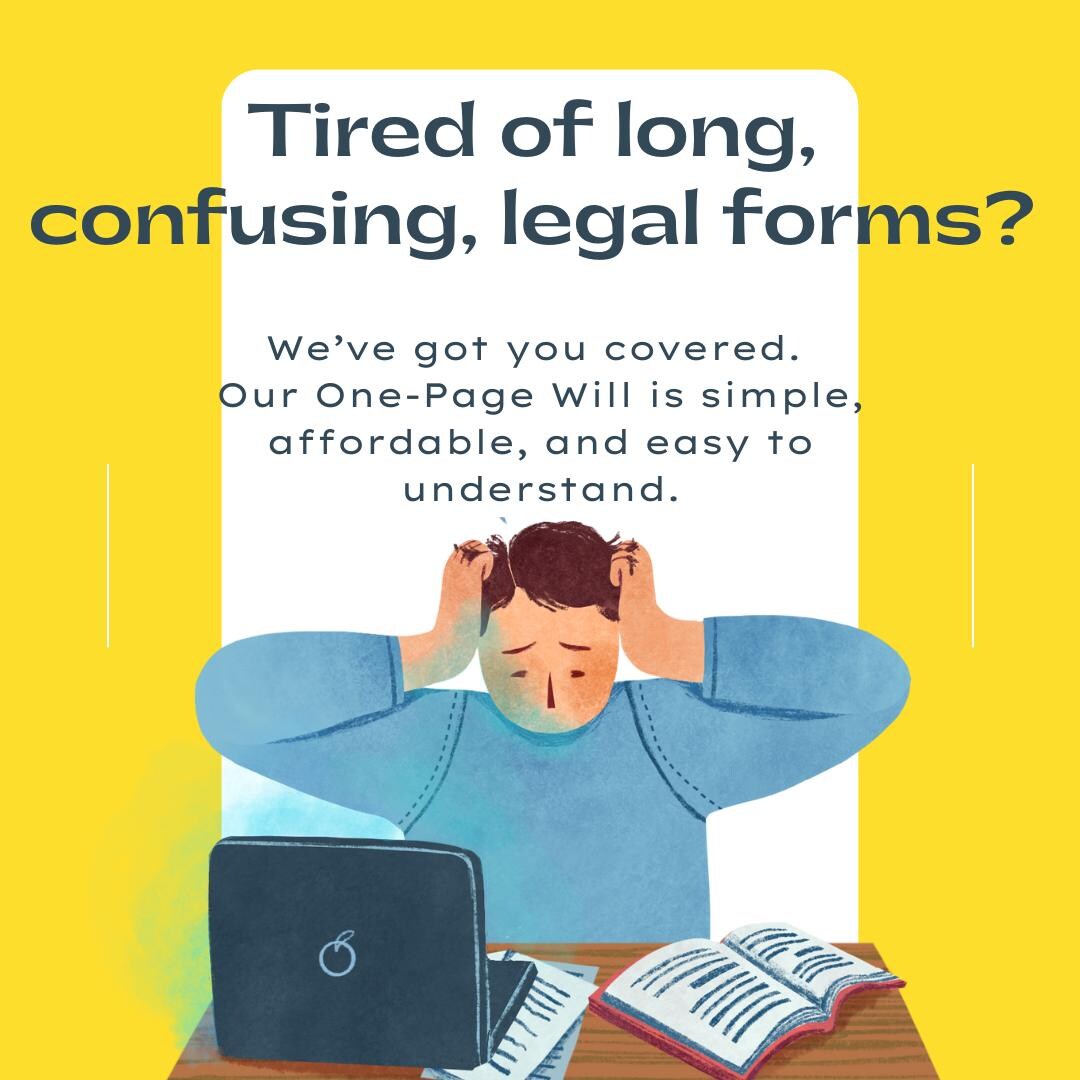 Simple Will Template | Canadian Legal Form | One-page Fillable ...