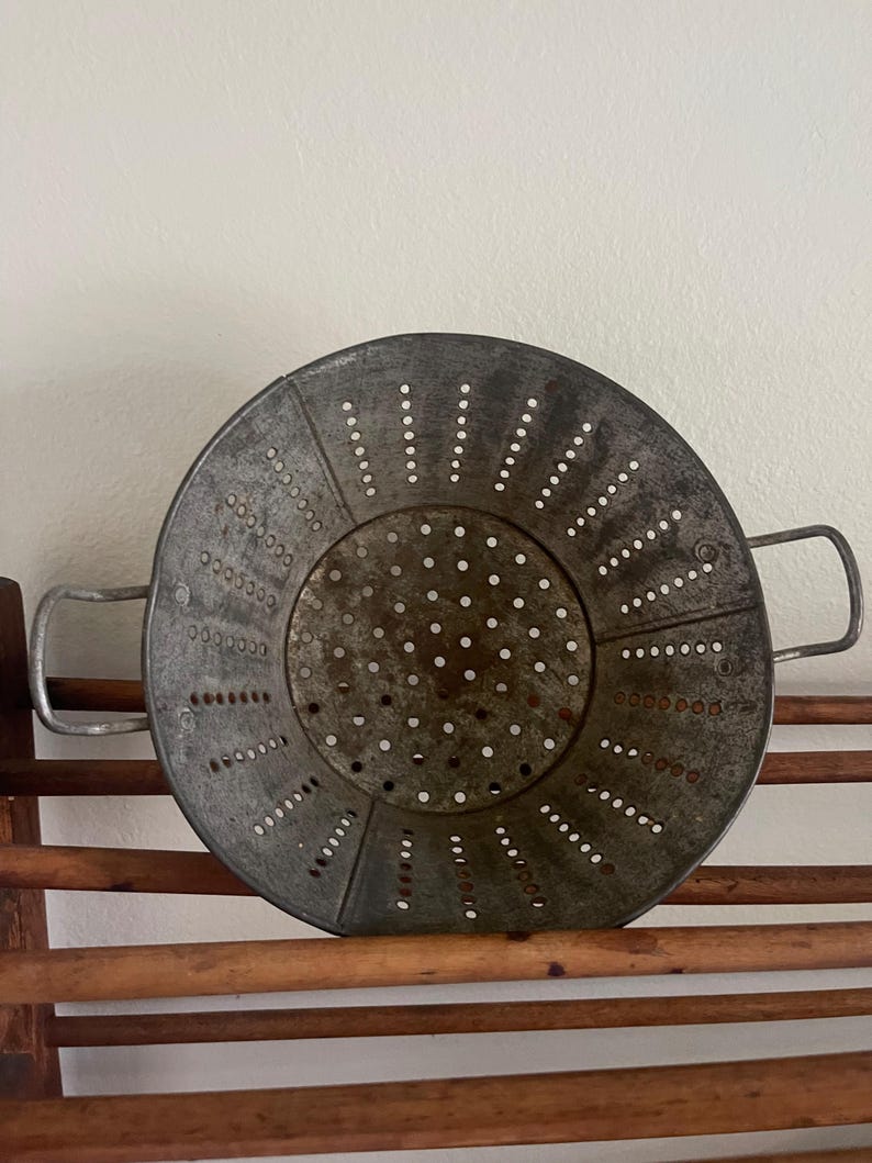 Antique French Colander - Etsy