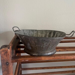 Antique French Colander - Etsy