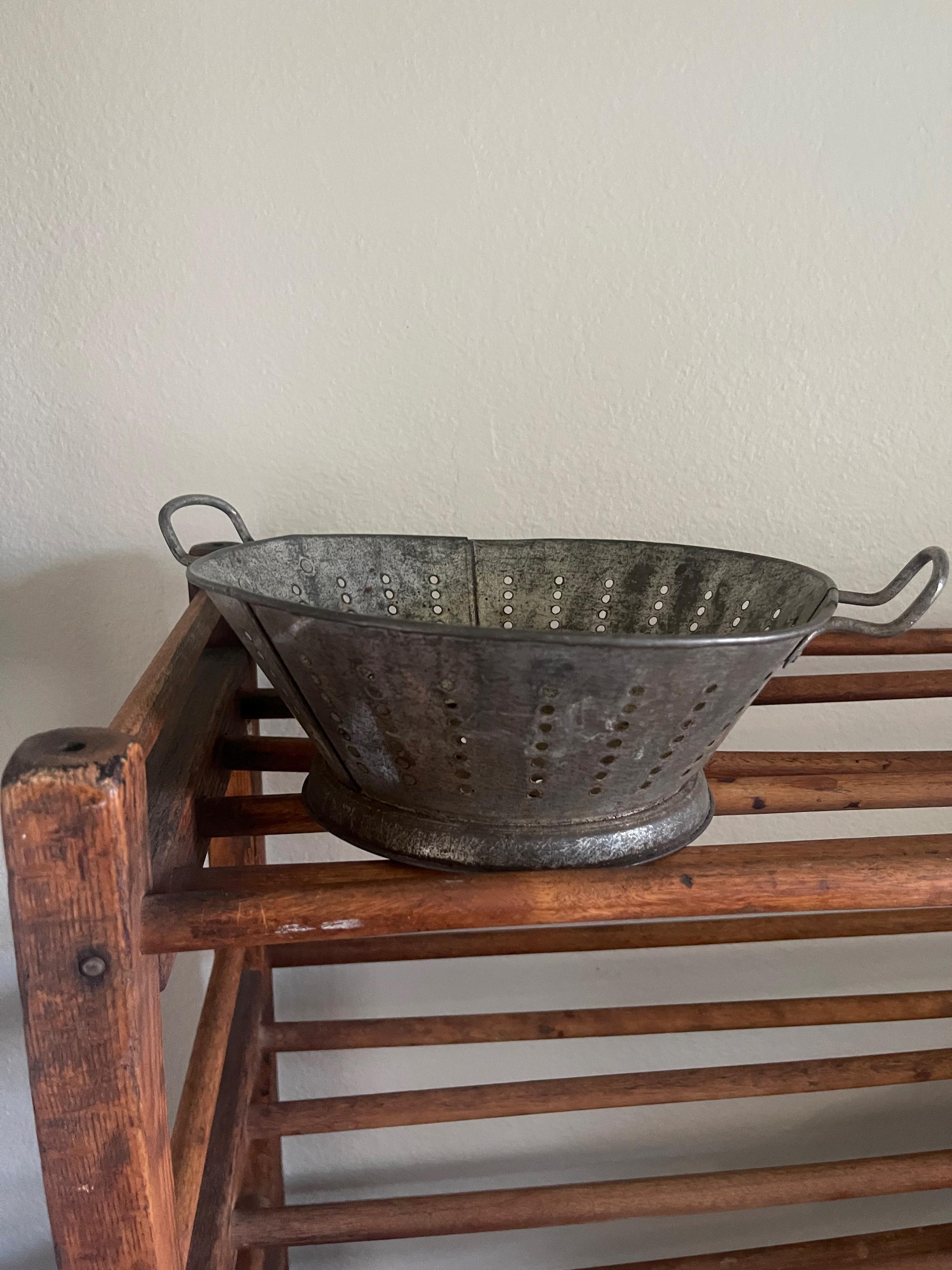Antique French Colander - Etsy